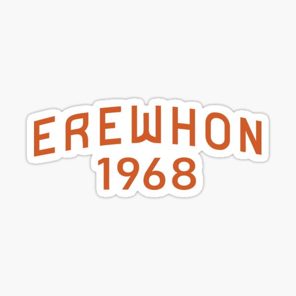 "Retro Erewhon 1968" Sticker for Sale by DLutfy | Redbubble