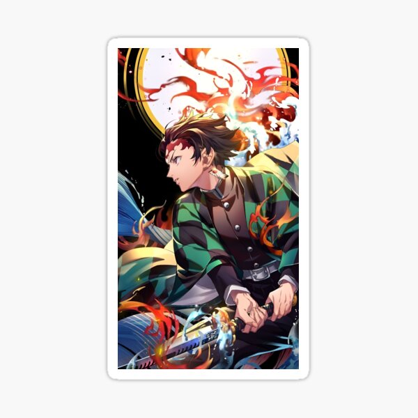 "Tanjiro demon slayer" Sticker for Sale by ThebestOfManga | Redbubble