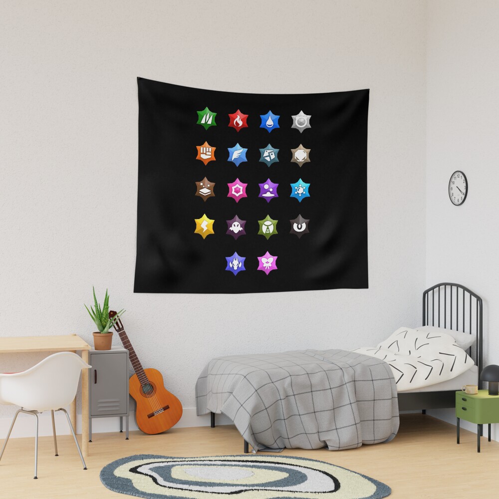 "Tera Type Icons" Poster for Sale by Biochao | Redbubble