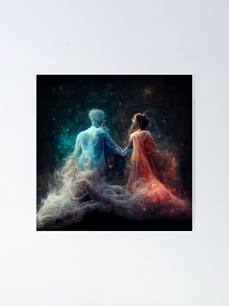 "Couple Eternal Love Even When Were Ghost" Poster for Sale by ...