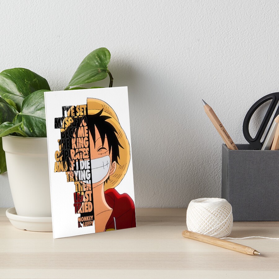 "Monkey D Luffy " Art Board Print for Sale by Thebestindesign | Redbubble