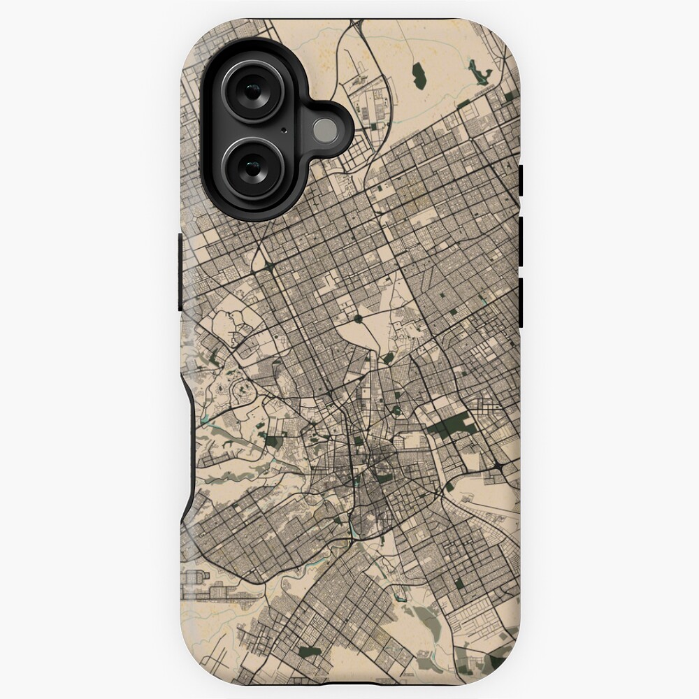 "Riyadh City Map of Saudi Arabia - Vintage" Poster for Sale by deMAP ...