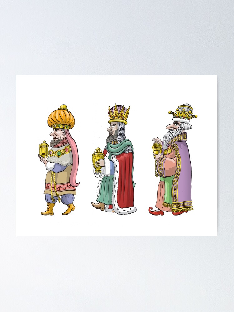 "Three Kings" Poster by MacKaycartoons | Redbubble