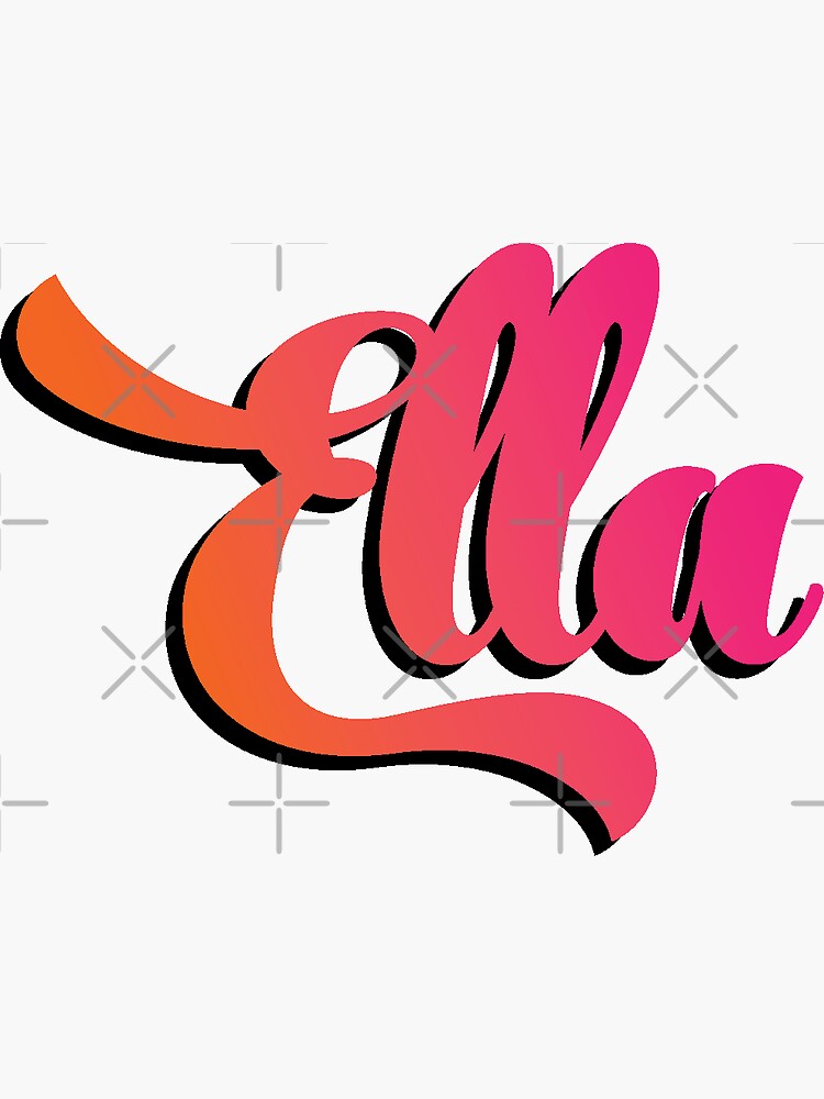 "Ella" Sticker for Sale by aligchi | Redbubble