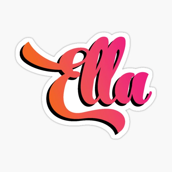 "Ella" Sticker for Sale by aligchi | Redbubble
