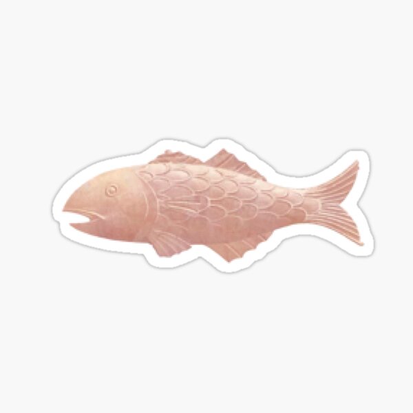"Pink Fish | Pretty Devine Sea-Themed Design Sticker" Sticker for Sale ...