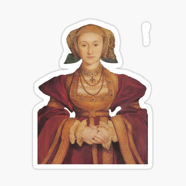 "Anne of Cleves Portrait" Sticker for Sale by ZiaMI | Redbubble