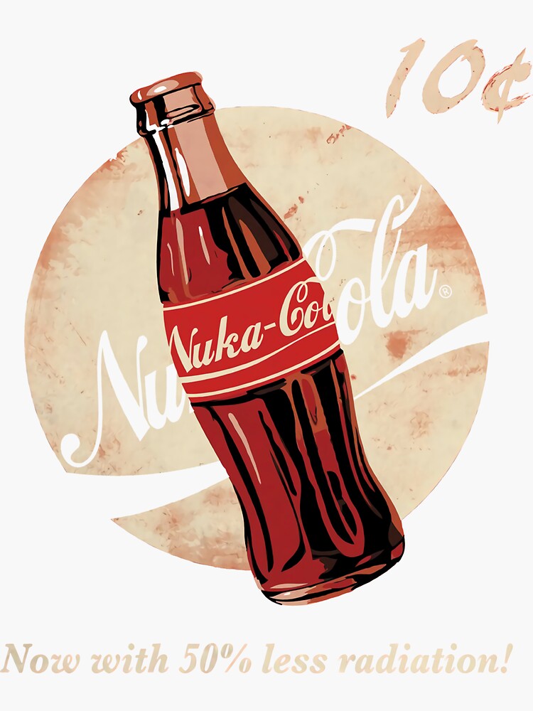 "NUKA COLA" Sticker for Sale by bilkarea | Redbubble