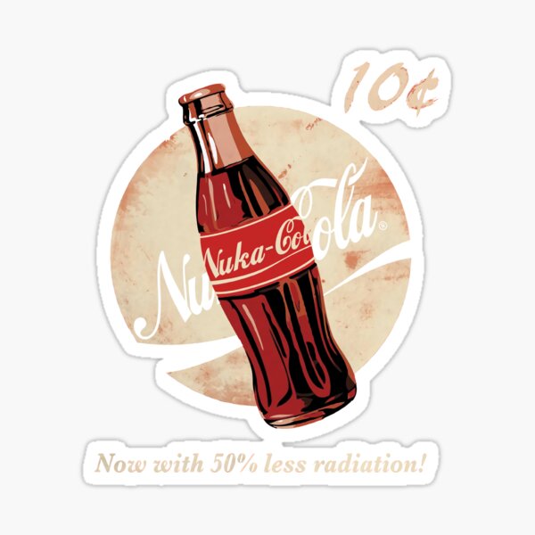 "NUKA COLA" Sticker for Sale by bilkarea | Redbubble