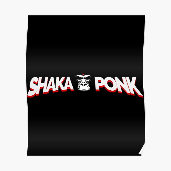 "shaka ponk " Poster for Sale by sarinared | Redbubble