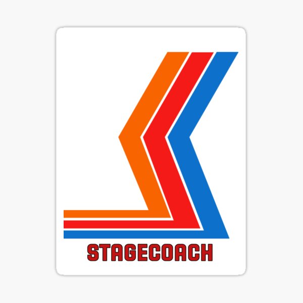 "Stagecoach " Sticker for Sale by PortPrints | Redbubble