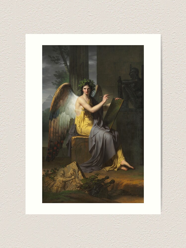 "Clio, Muse of History | Charles Meynier | 1800 Greek Mythology Art ...