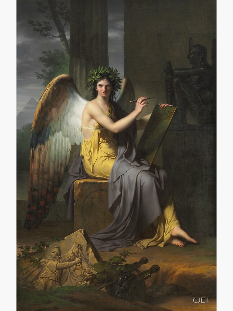 "Clio, Muse of History | Charles Meynier | 1800 Greek Mythology Art ...