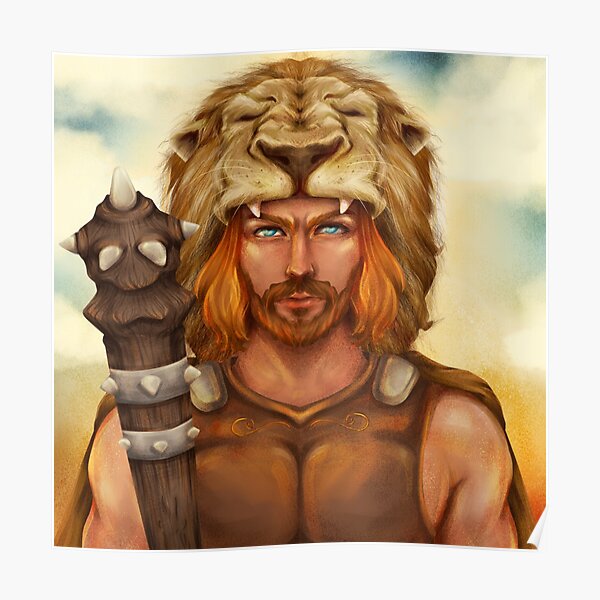 "Heracles Greek God Superhuman Strength" Poster for Sale by CreativeFit ...