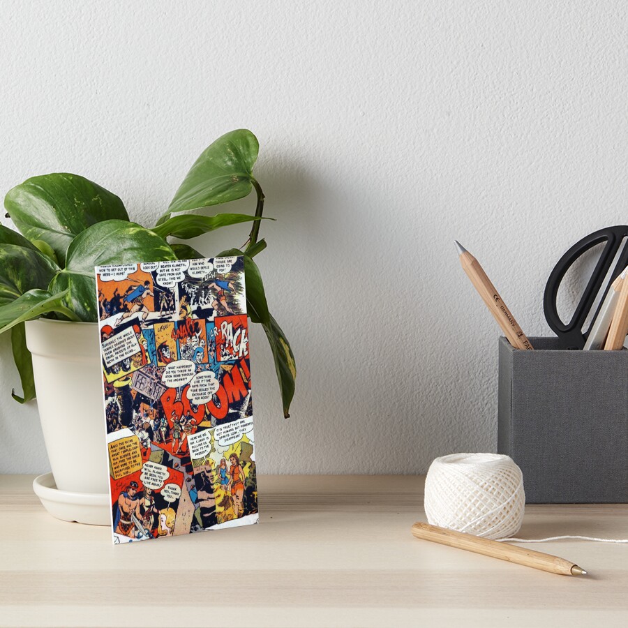 "Comics scene Onomatopoeia Plethora | old comics aesthetics " Art Board ...