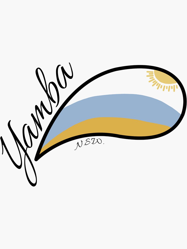 "Yamba NSW" Sticker for Sale by TheBlushingRoo | Redbubble