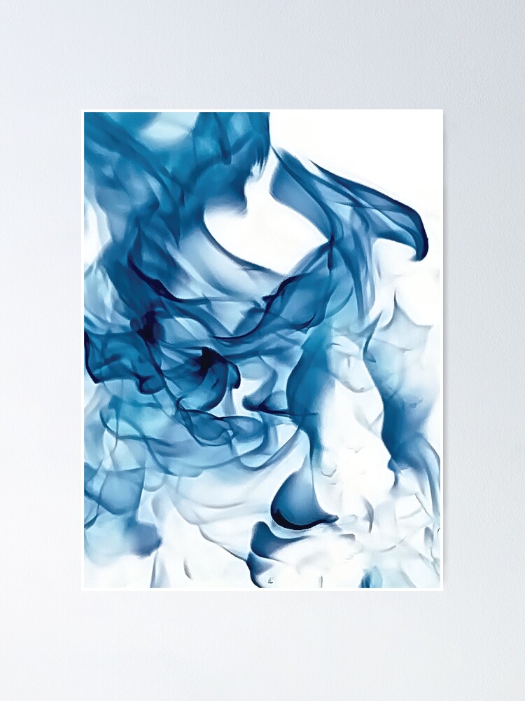 "Inverted Blue Fire Flames " Poster for Sale by dspinelli01 | Redbubble