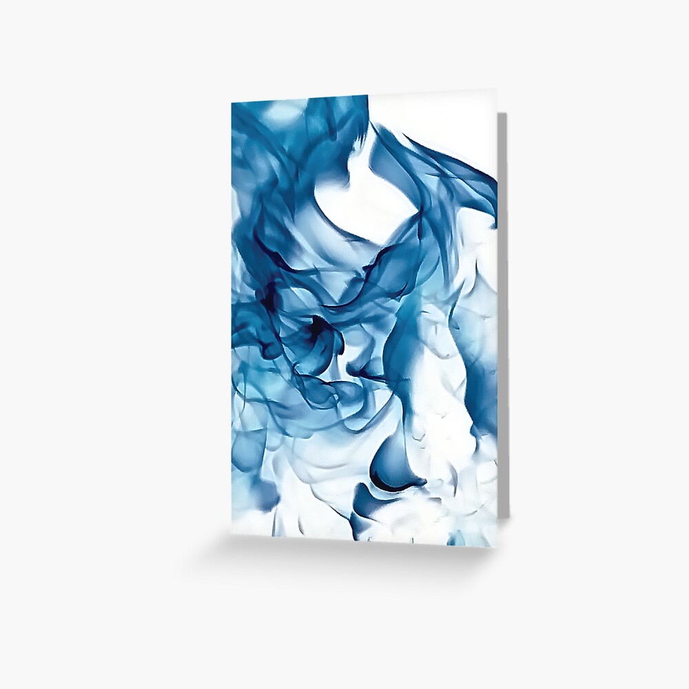 "Inverted Blue Fire Flames " Greeting Card for Sale by dspinelli01 ...