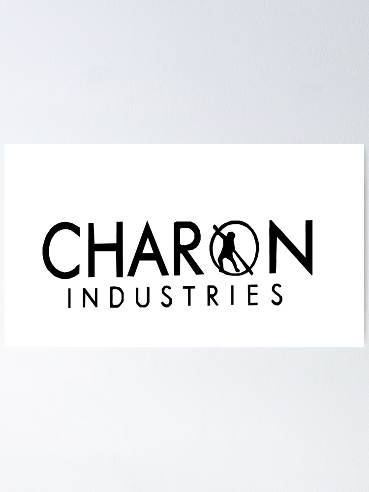 "Charon Industries logo (black)" Poster for Sale by Shineytrooper ...