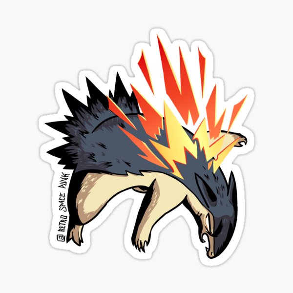 "Fire Ferret" Sticker for Sale by RetroSpacePunk | Redbubble