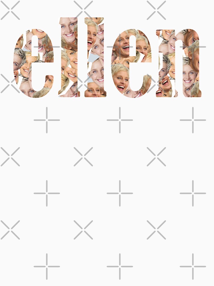 "ellen face" T-shirt for Sale by lorih96 | Redbubble | ellen t-shirts ...