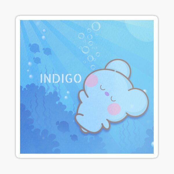 "BTS RM stan Namjoon Solo INDIGO" Sticker for Sale by shiminee | Redbubble
