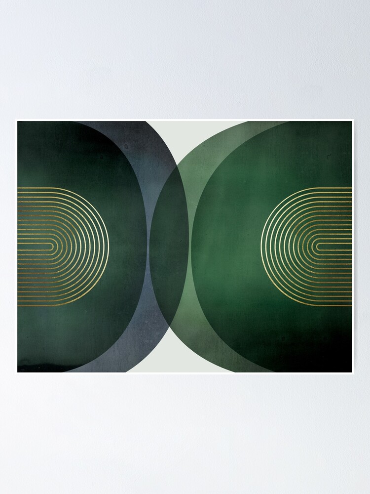 "Mid Century Curves" Poster for Sale by UrbanEpiphany | Redbubble