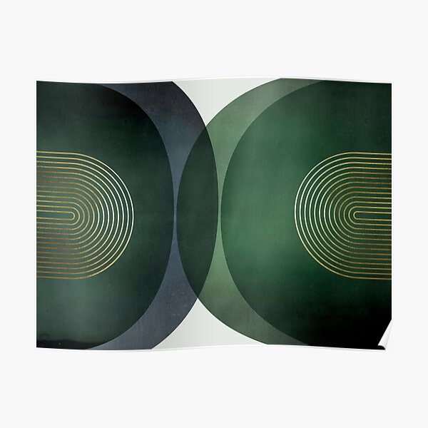 "Mid Century Curves" Poster for Sale by UrbanEpiphany | Redbubble