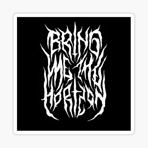 "bmth bring me the horizon" Sticker for Sale by dorafoster | Redbubble