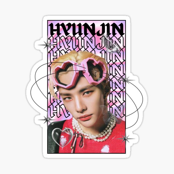 "Hwang Hyunjin of Stray Kids" Sticker for Sale by Melszx | Redbubble