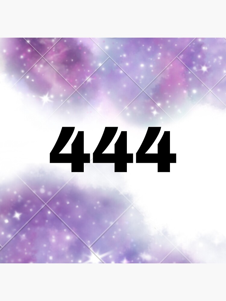 "444 Numerology Number" Sticker for Sale by aishaf4rias | Redbubble