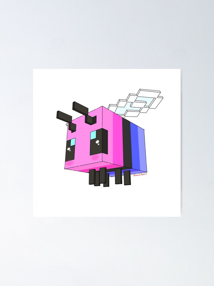 "Omni Pride Minecraft Bee | Omnisexual" Poster for Sale by Pidge-Arty ...