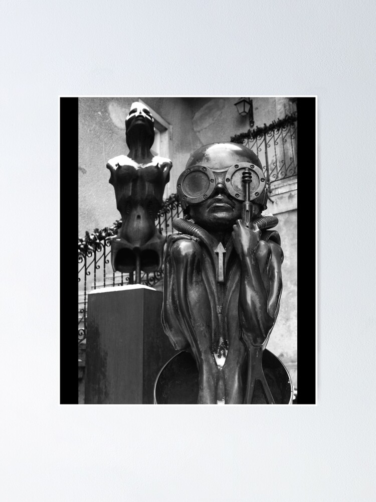 "H R Giger Museum Baby Bullet Statue. Gruyeres, Schweiz " Poster for ...