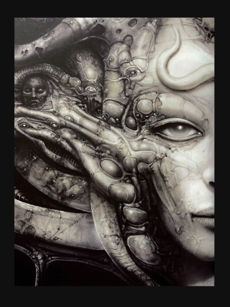 "HR Giger - Li (Detail) " T-shirt for Sale by karsynsier12 | Redbubble ...
