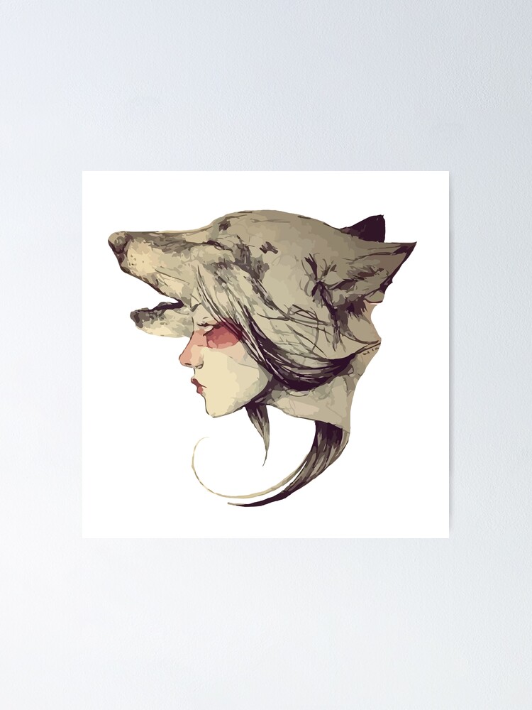 "She Wolf" Poster by kingzy | Redbubble