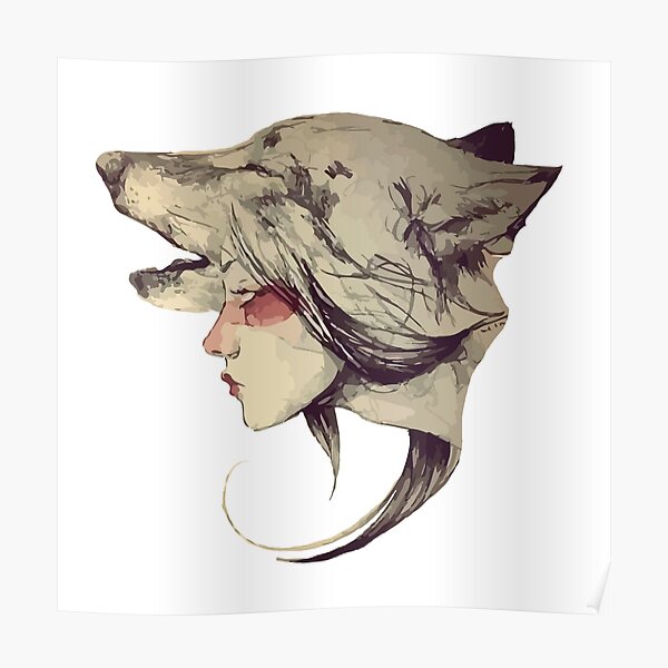 "She Wolf" Poster by kingzy | Redbubble