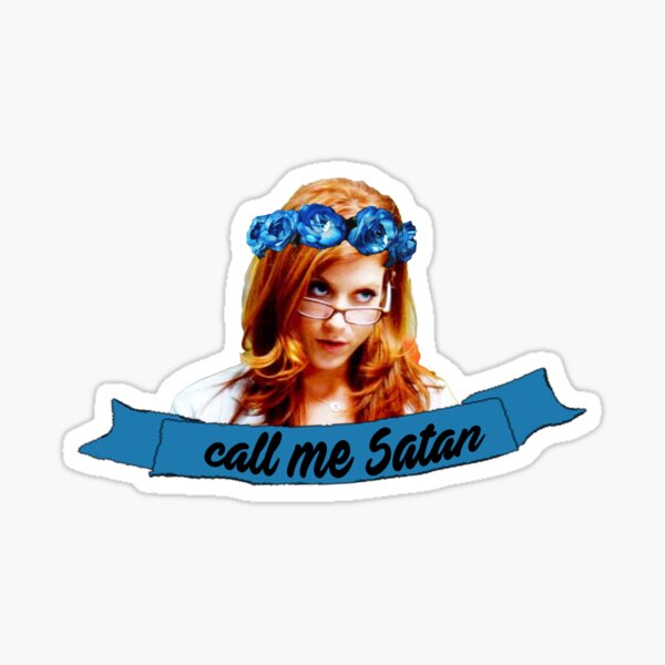 "Call me Satan - Addison Montgomery" Sticker for Sale by thebyouzy ...