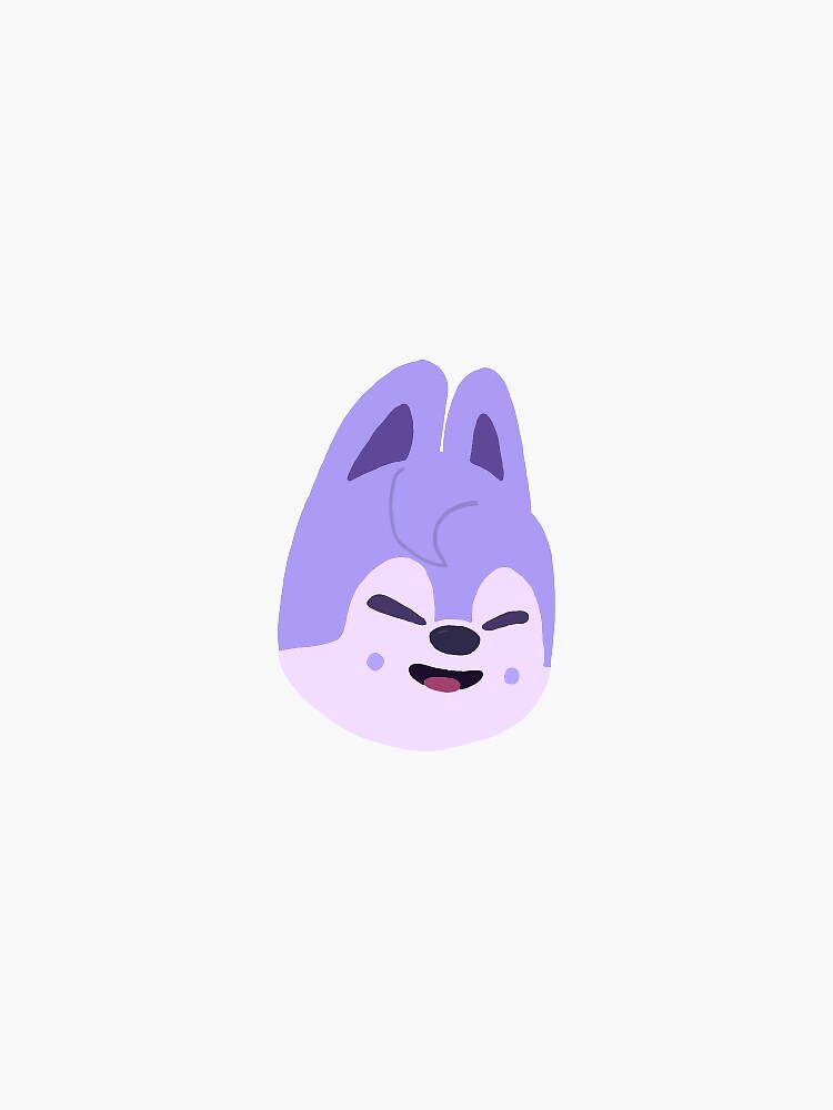 "Wolfchan bangchan" Sticker for Sale by Raia0draws | Redbubble