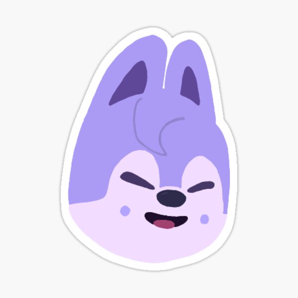 "Wolfchan bangchan" Sticker for Sale by Raia0draws | Redbubble
