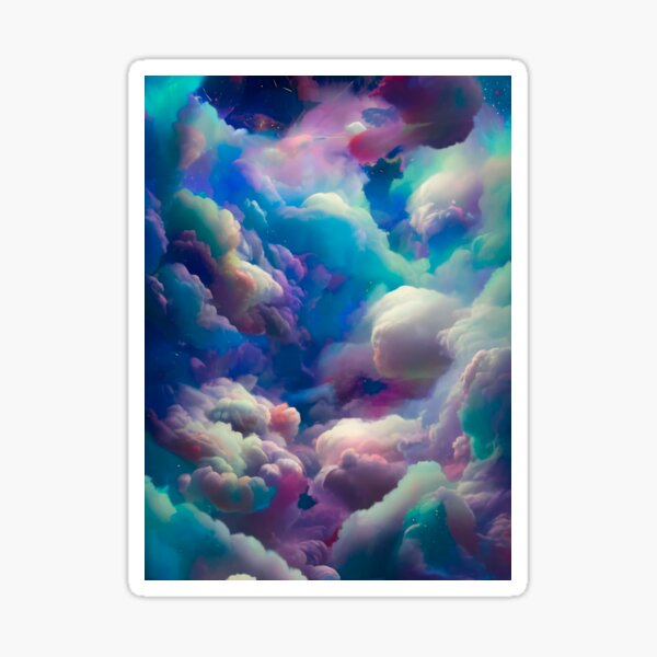 "on cloud nine" Sticker for Sale by MagicalPegasus | Redbubble