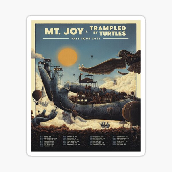"MT JOY Merch MT JOY Fall Tour 2021" Sticker for Sale by carlosmendez ...