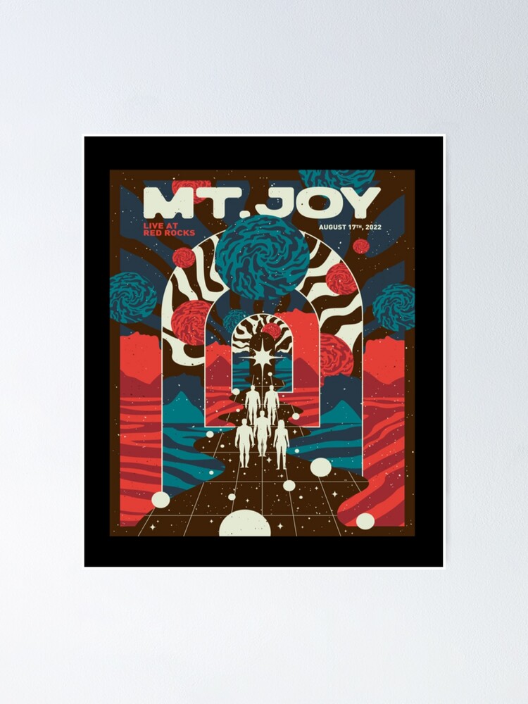 "MT JOY Merch mt joy red rocks 2022" Poster for Sale by carlosmendez ...