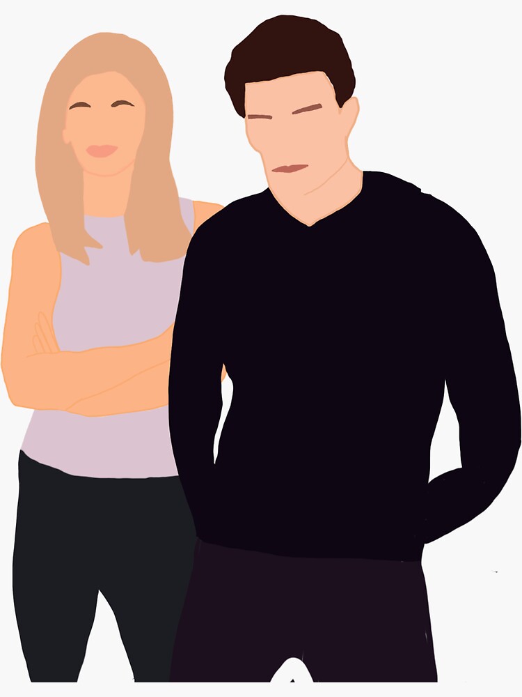 "buffy and angel" Sticker for Sale by high-infidelity | Redbubble