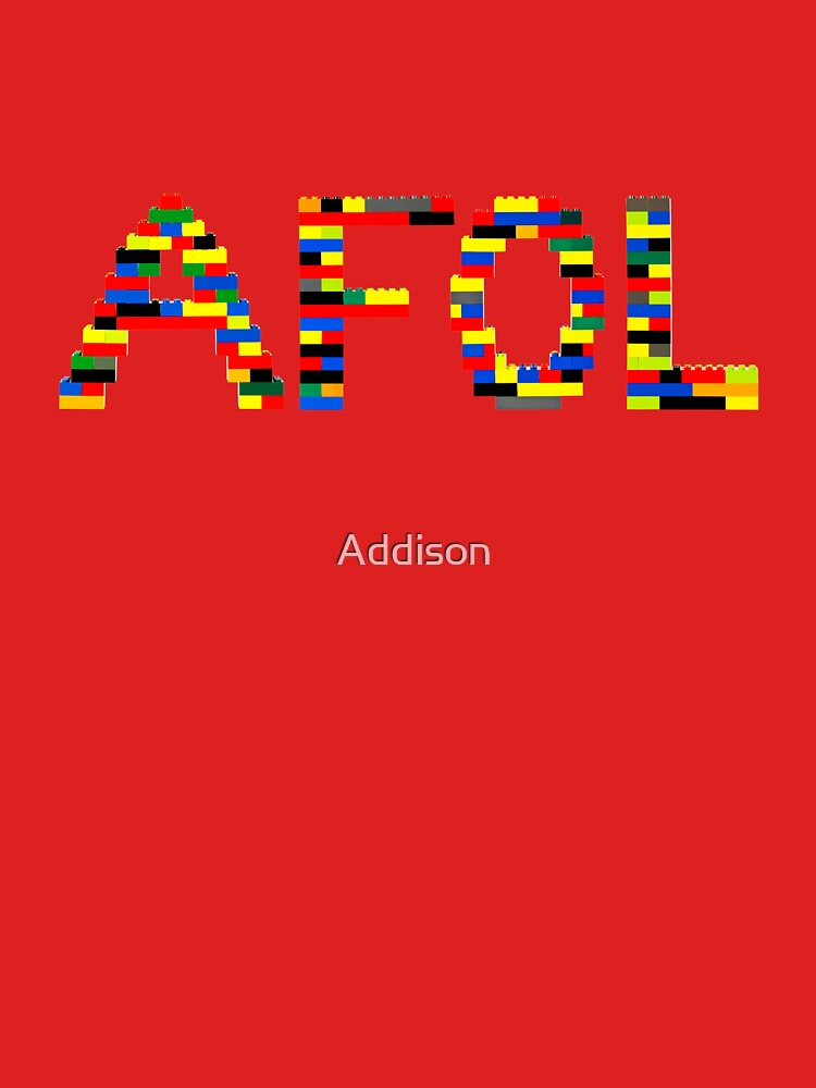 "AFOL" T-shirt for Sale by Addison | Redbubble | afol t-shirts - adult ...
