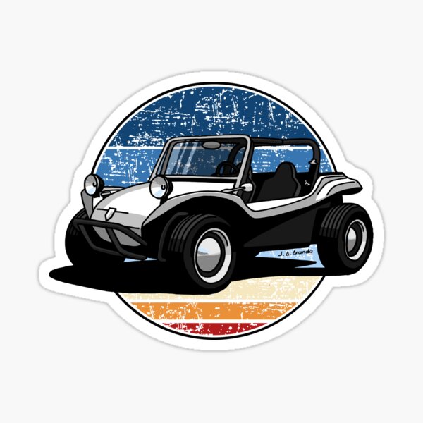 "The classic SUPER COOL beach buggy!" Sticker for Sale by goseatonio ...