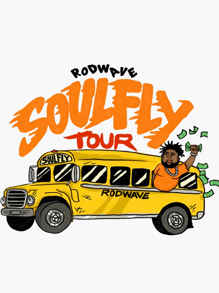 "Rod Wave Merch Rod Wave SoulFly Tour" Sticker for Sale by carlosmendez ...