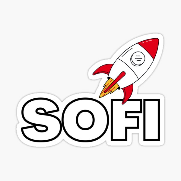"SOFI To The Moon, SoFi Cryptocurrency" Sticker for Sale by ...