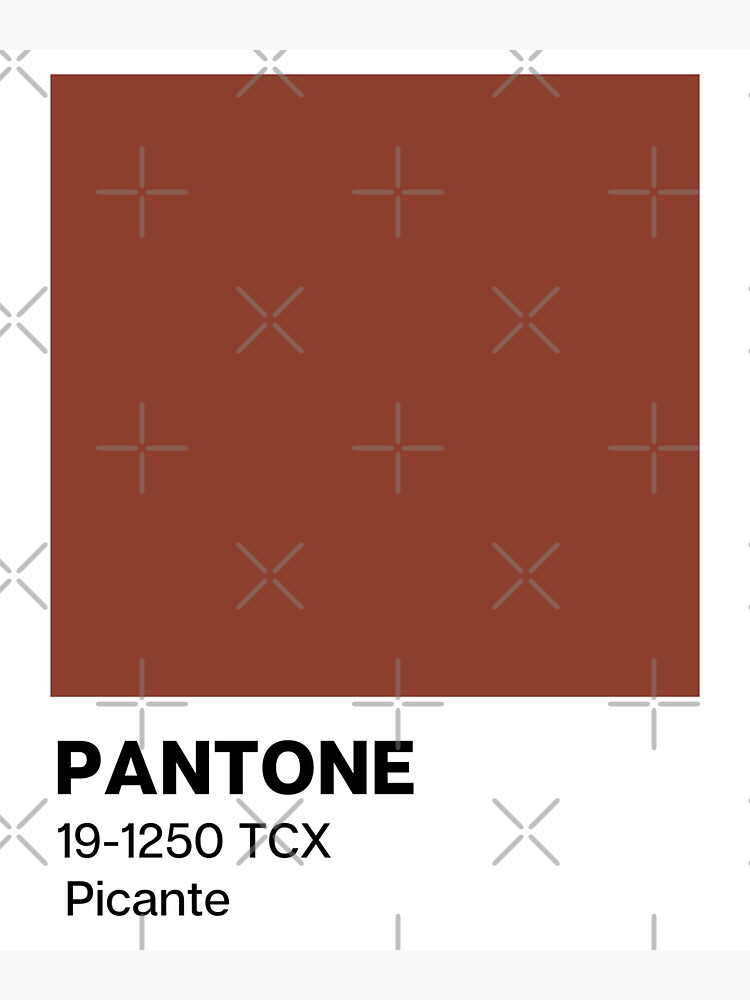 "Pantone Picante" Sticker for Sale by piastrelli | Redbubble
