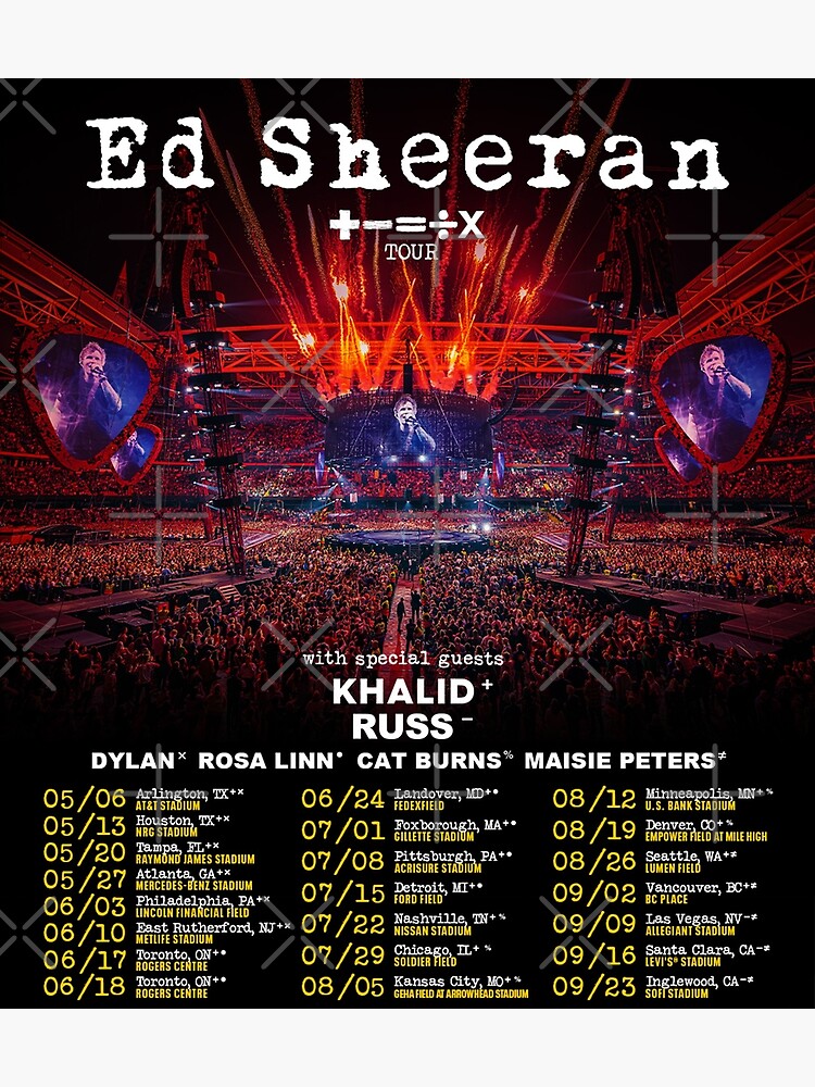 "North American Mathematics Stadium Tour 2023" Poster for Sale by ...