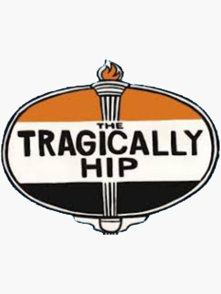 "tragically hip logo (8)" Sticker for Sale by hunjoson | Redbubble